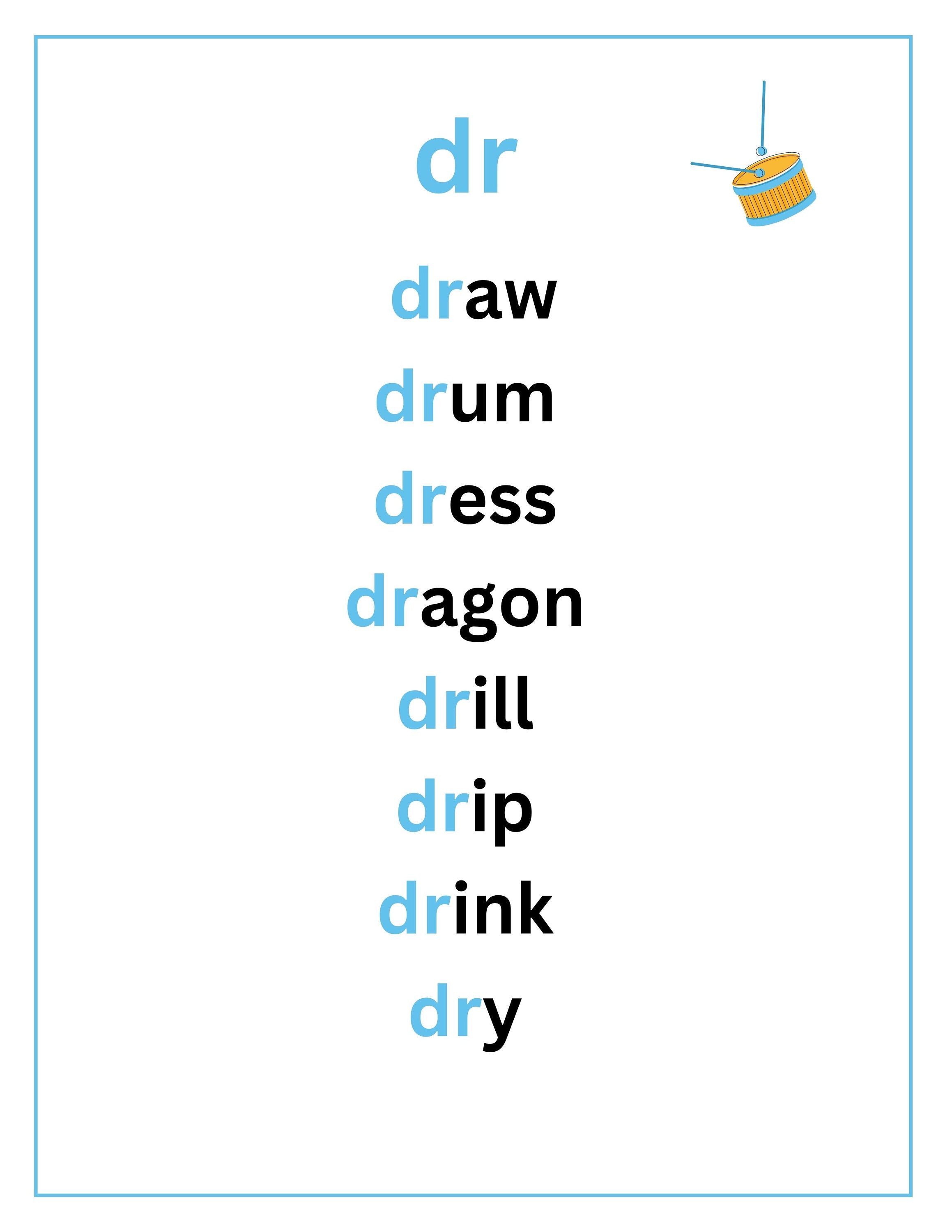 27 Consonant Digraph Poster - Etsy
