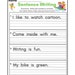 10 Printable Write the Sentence Worksheets. 1st-3rd Grade Writing ...