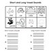 Short and Long Vowel - Etsy