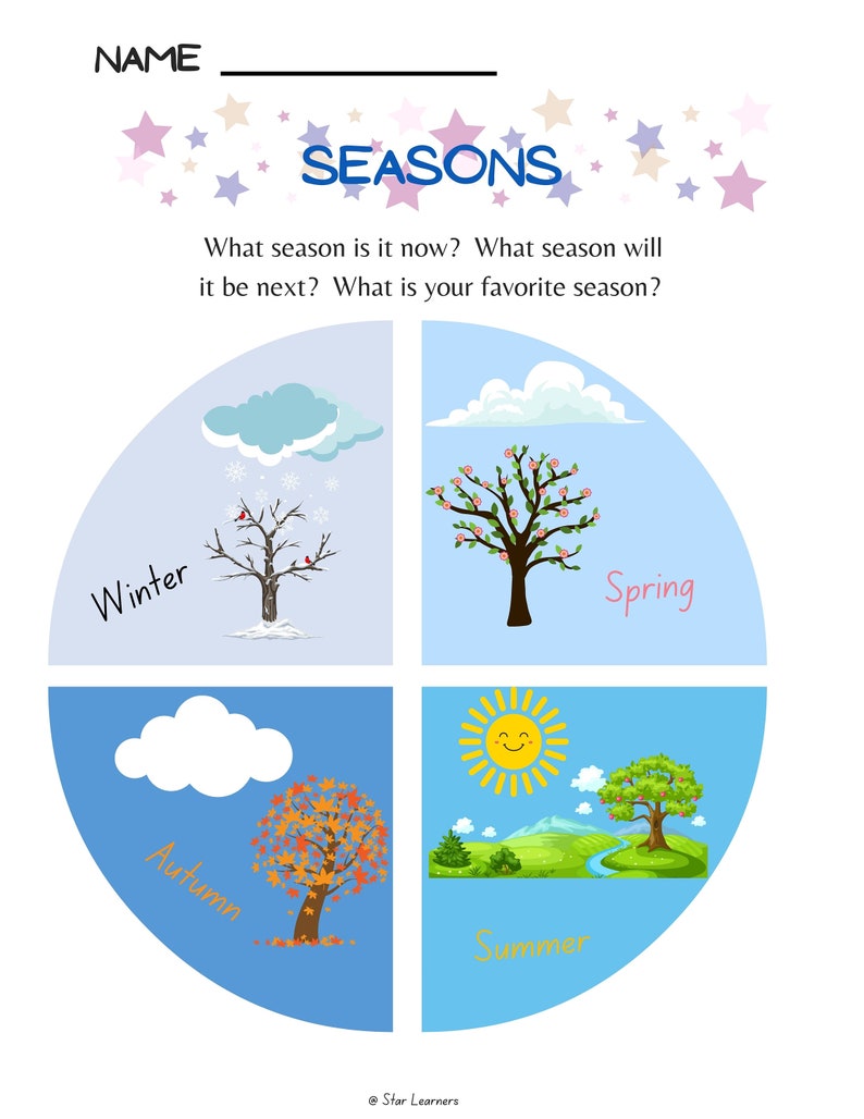 Months of the Year Poster and Activities - Etsy