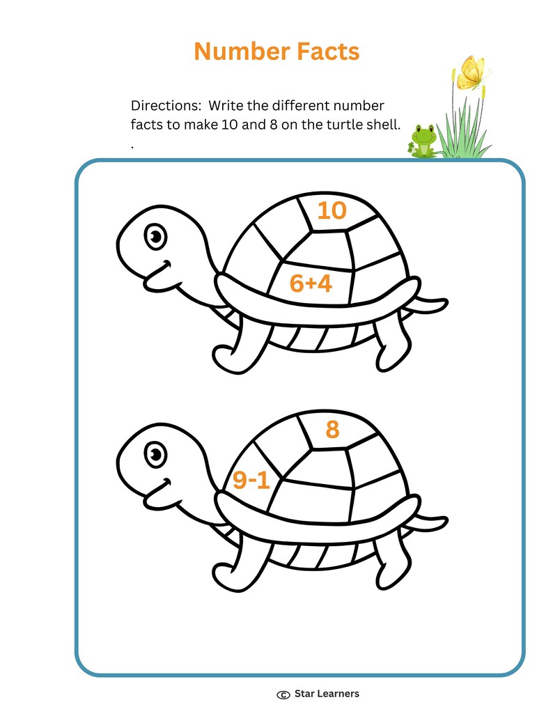 My First Math Book - Etsy