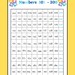 Printable Number Charts, Wall Charts, Work Mats and Worksheet ...