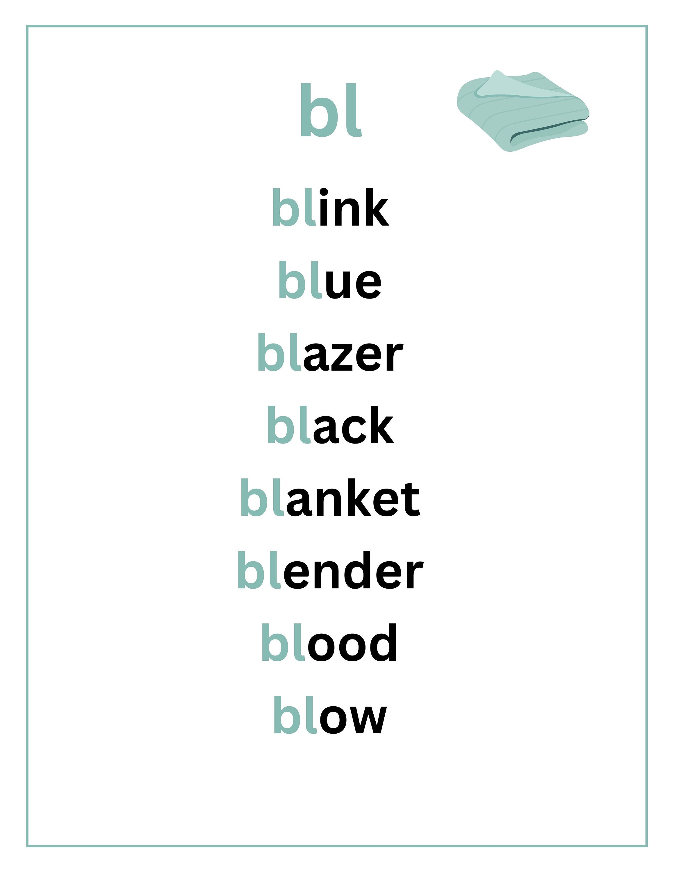 27 Consonant Digraph Poster - Etsy
