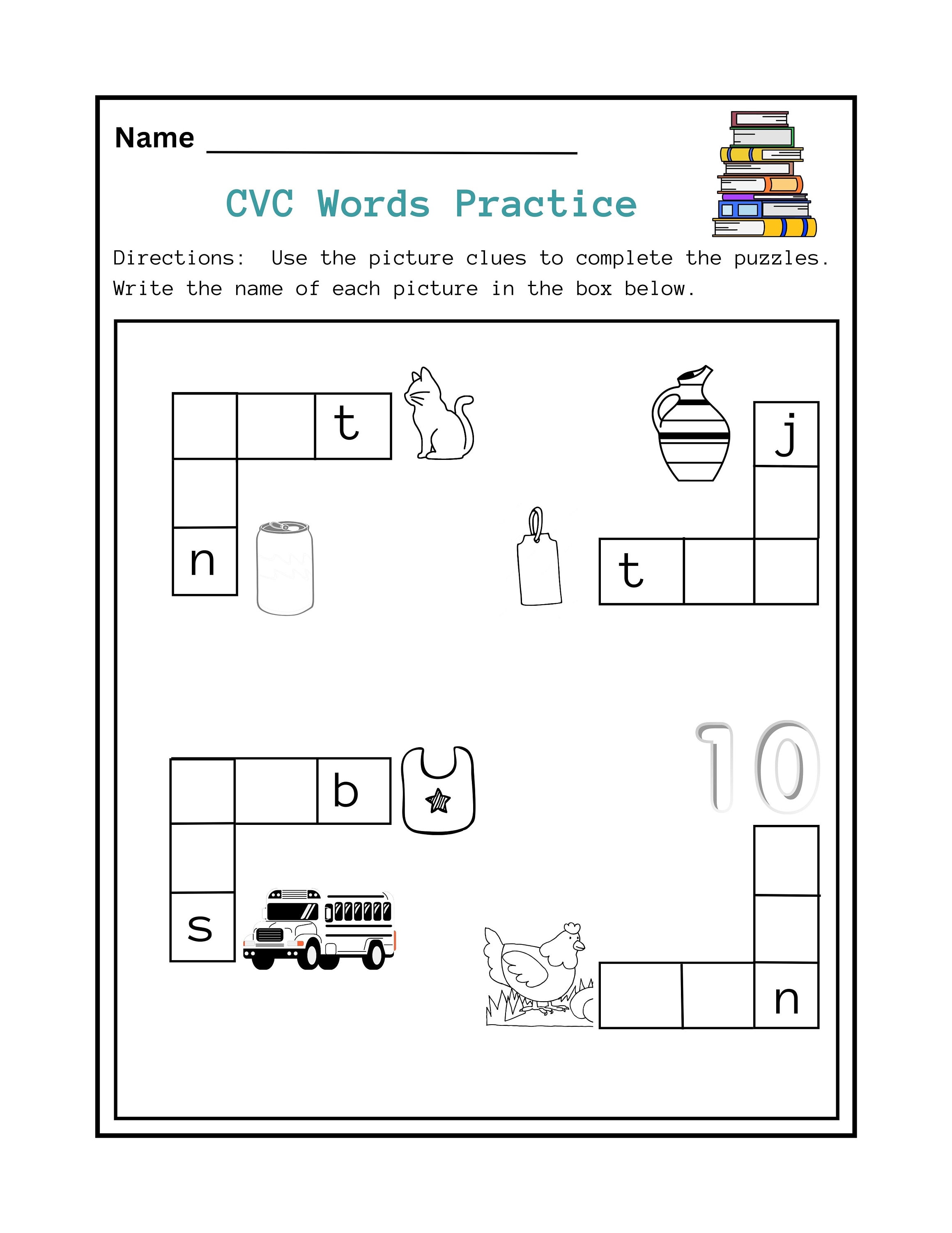 Tap It Out CVC Words - Etsy