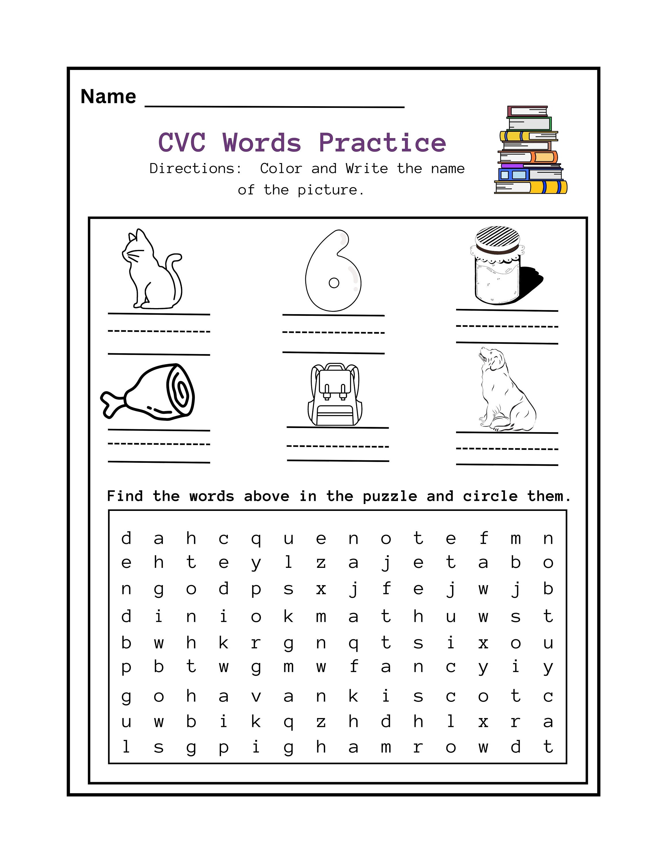 Tap It Out CVC Words - Etsy