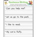 10 Printable Write the Sentence Worksheets. 1st-3rd Grade Writing ...