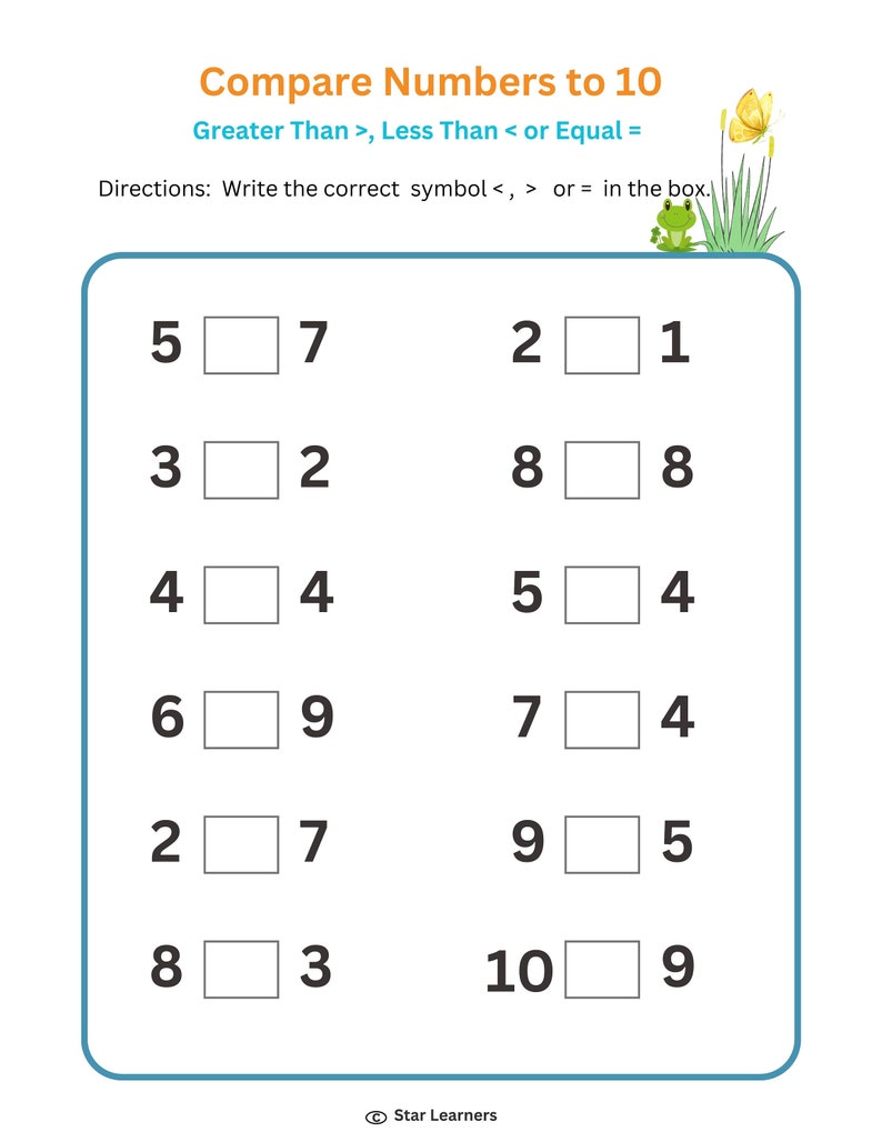 My First Math Book - Etsy