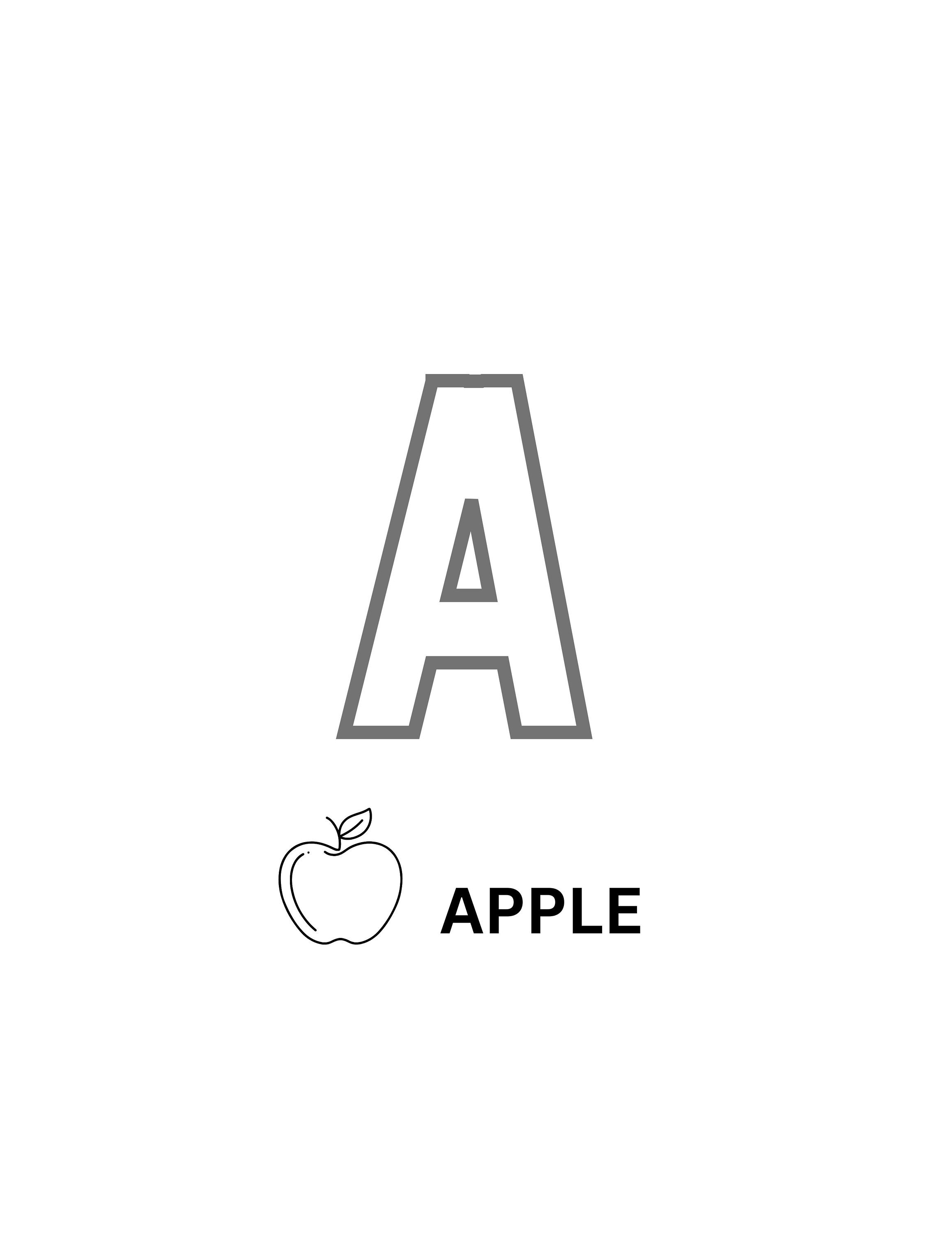 27 Printable Alphabet Coloring Book Workbook - Etsy