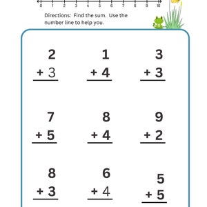 My First Math Book - Etsy