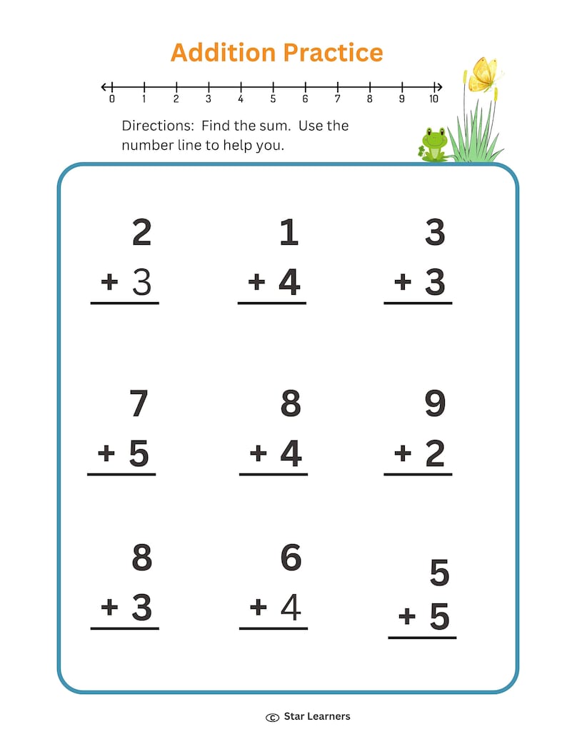 My First Math Book - Etsy