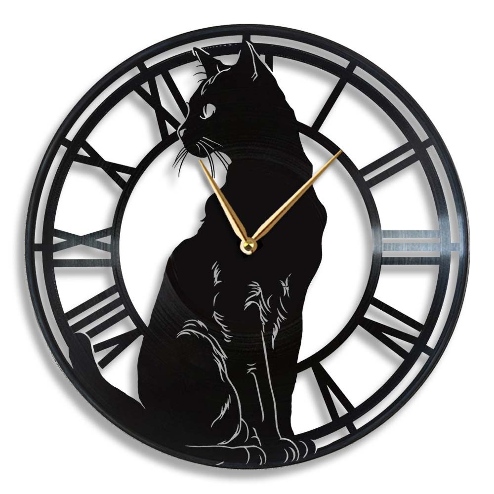 Cats Clock Cats Decor Cats Gift - Etsy