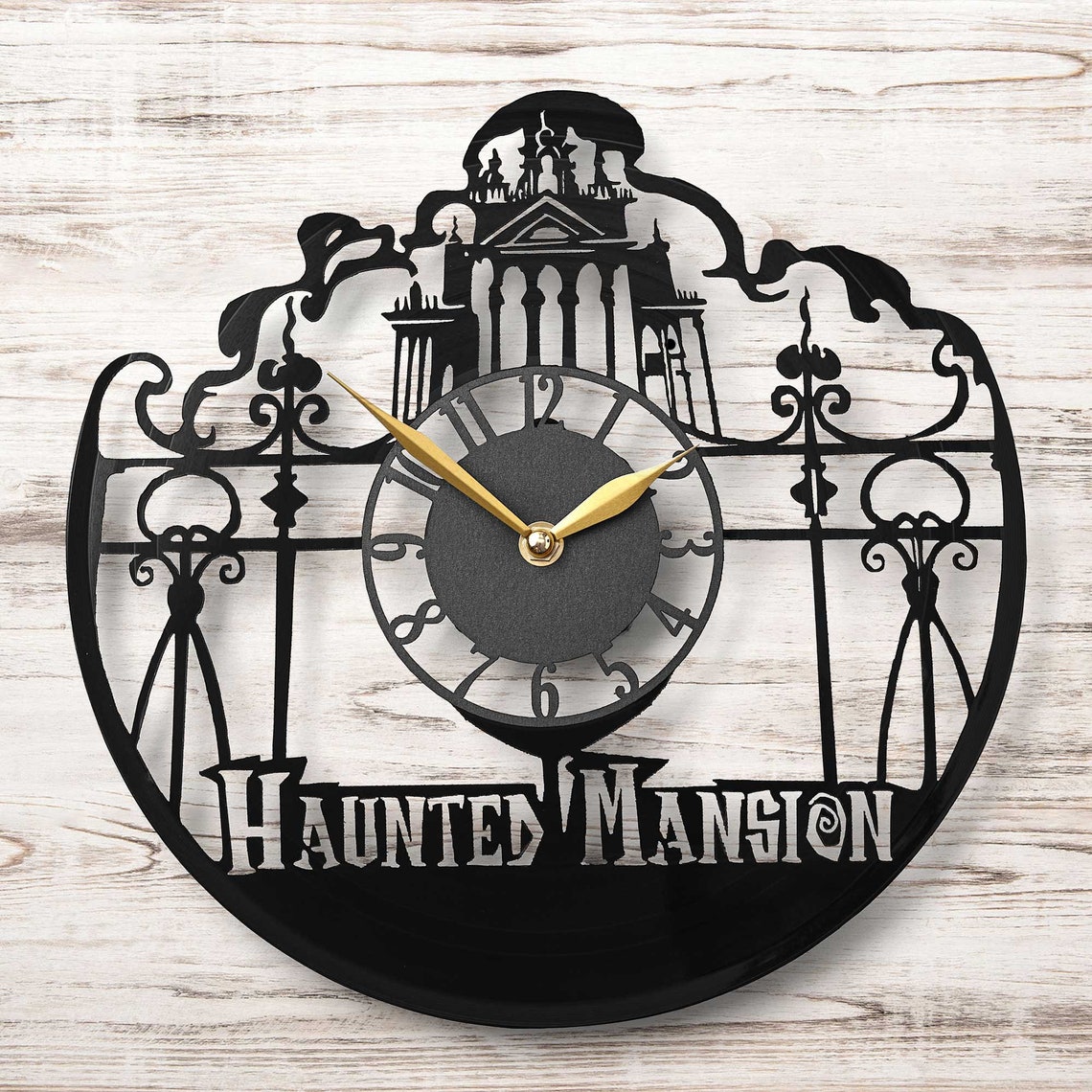 Haunted Mansion Clock Haunted Mansion Decor - Etsy