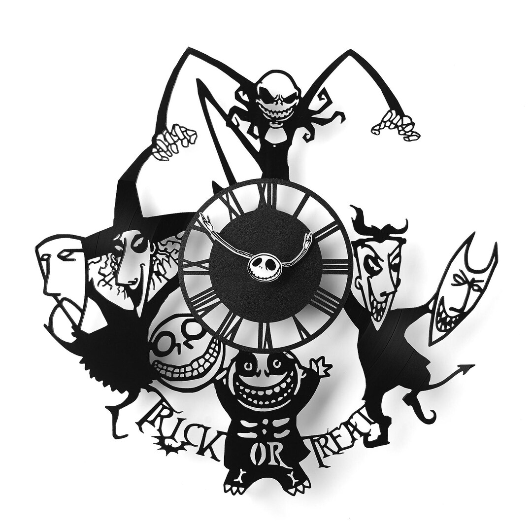 Nightmare Before Christmas Clock, Nightmare Before Christamass Decor ...
