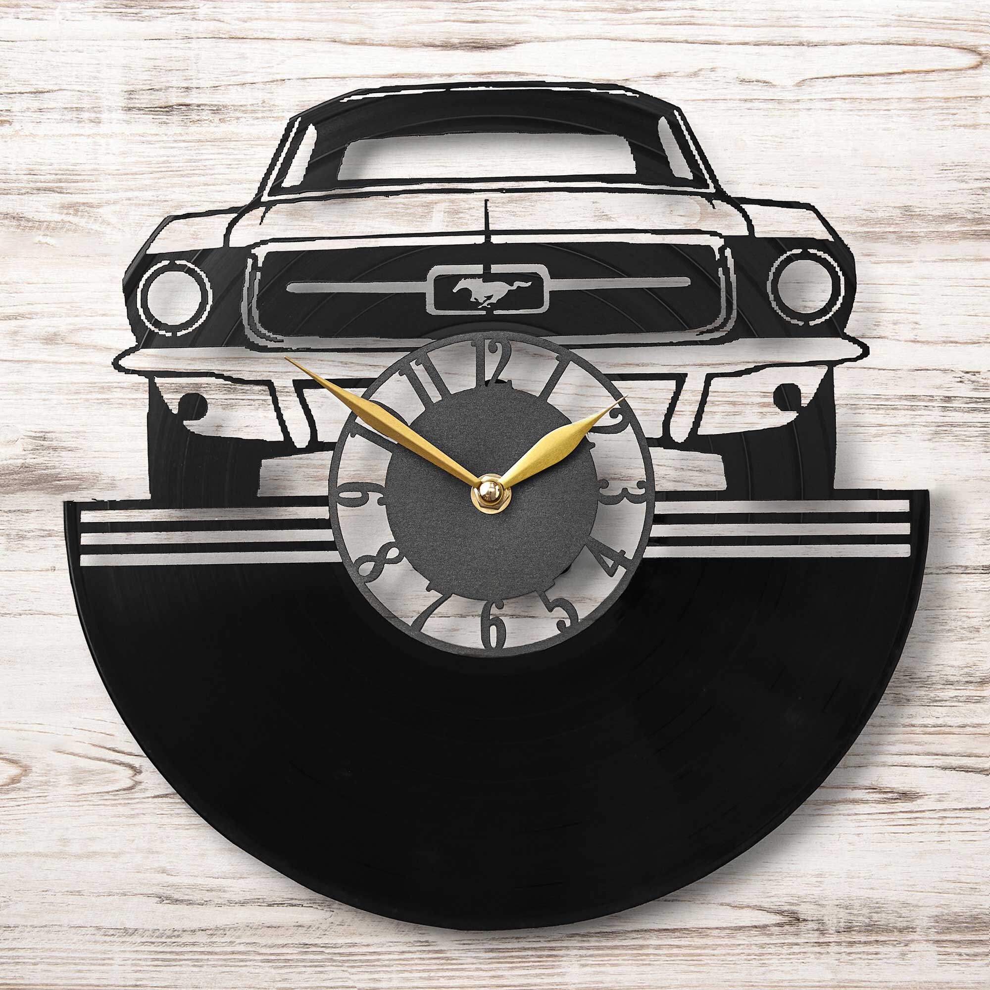 Mustang Wall Clock, Mustang Decor - Etsy