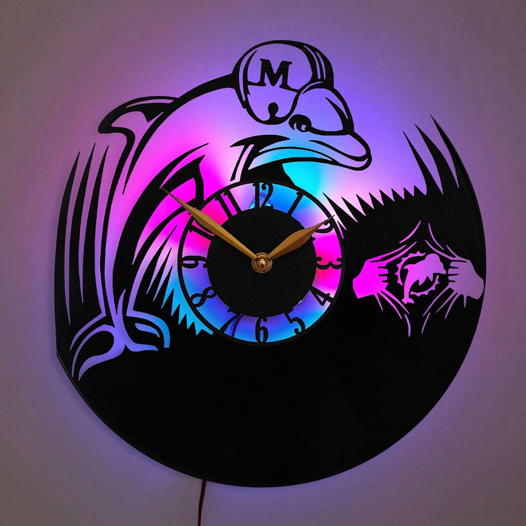 Miami Football Team Clock - Etsy