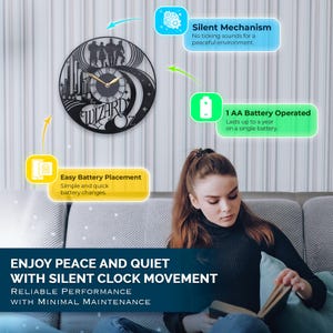 Wizard of Oz Clock, Wizard of Oz Gift - Etsy