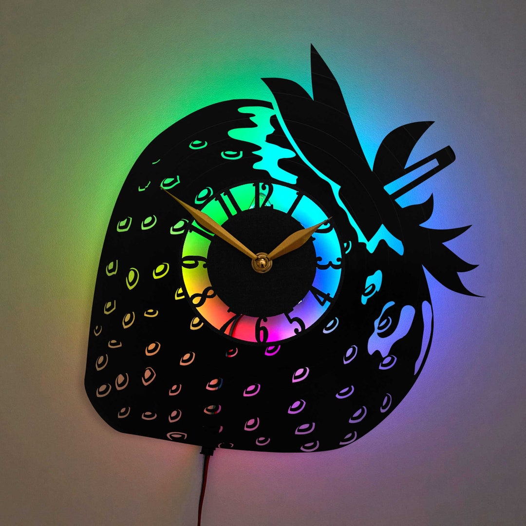 Strawberry Wall Clock Strawberry Decor - Etsy