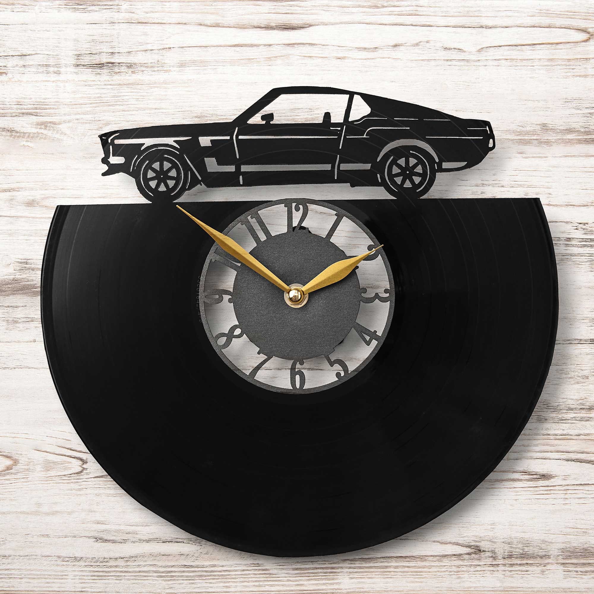 Mustang Clock, Mustang Decor - Etsy