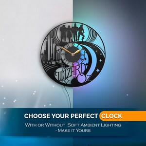 Wizard of Oz Clock, Wizard of Oz Gift - Etsy