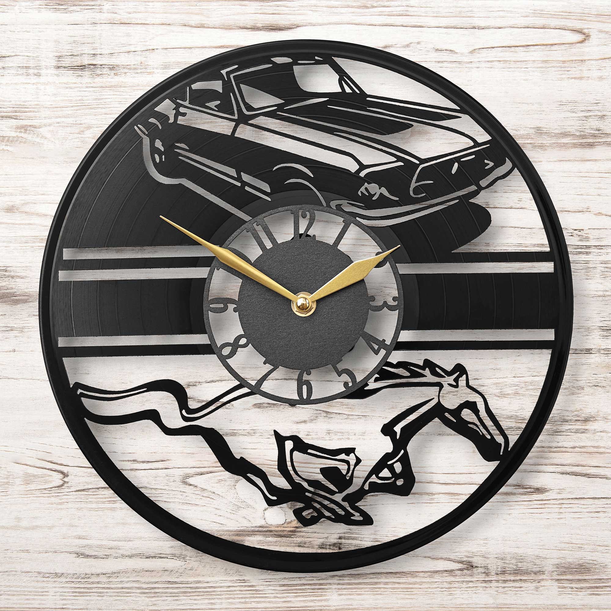 Mustang Clock, Mustang Gift, Mustang Decor - Etsy