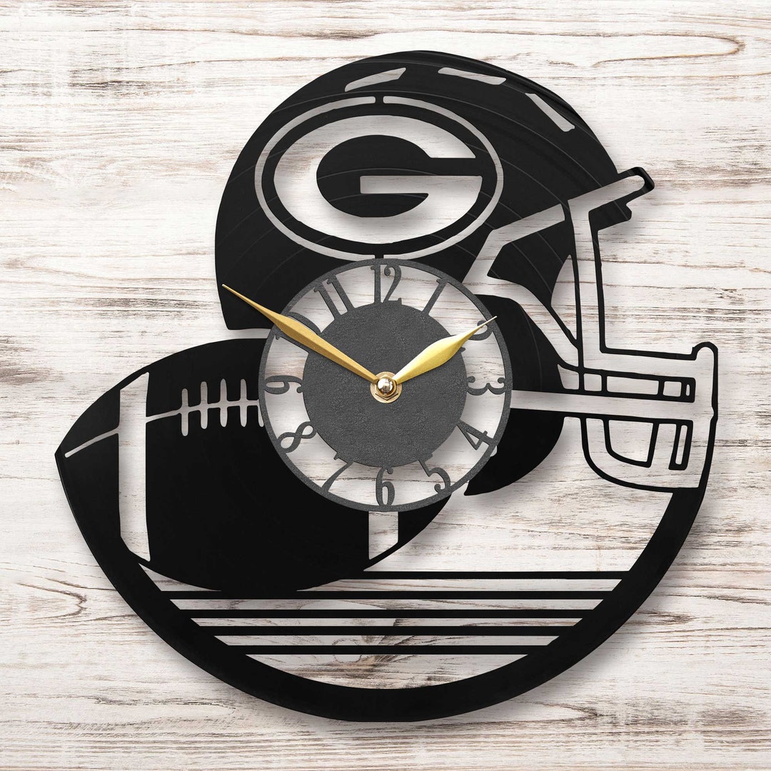 Green Bay Football Team Clock Green Bay Football Team Gift - Etsy