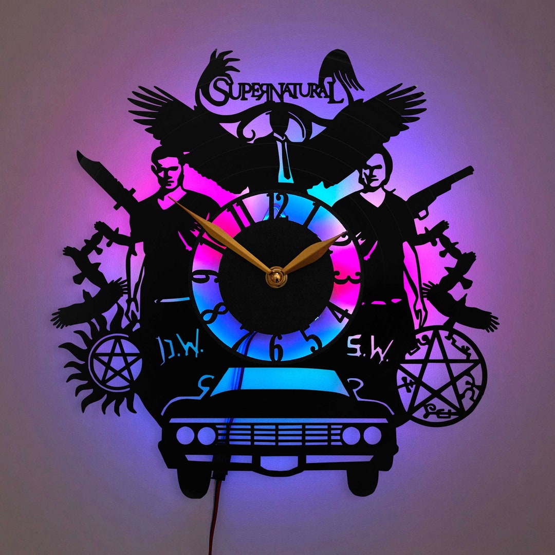 Super Natural Clock Super Natural Decor - Etsy