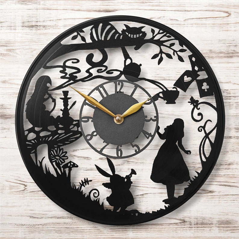 Alice in Wonderland Wall Clock - Etsy