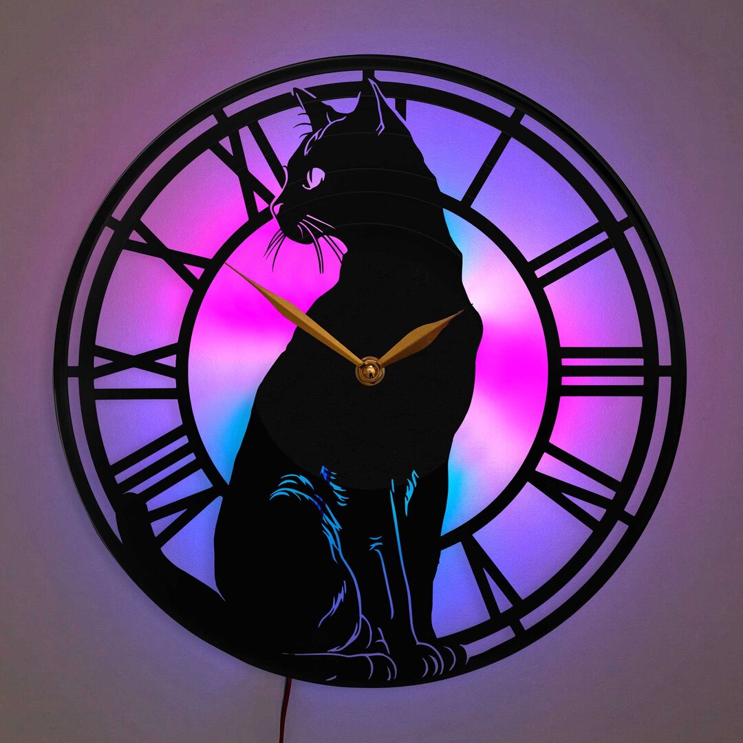 Cats Clock, Cats Decor, Cats Gift - Etsy