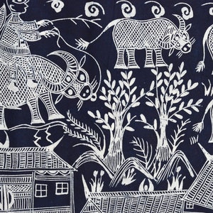 Intangible Cultural Heritage: Authentic Miao Batik Indigo Wall - Etsy