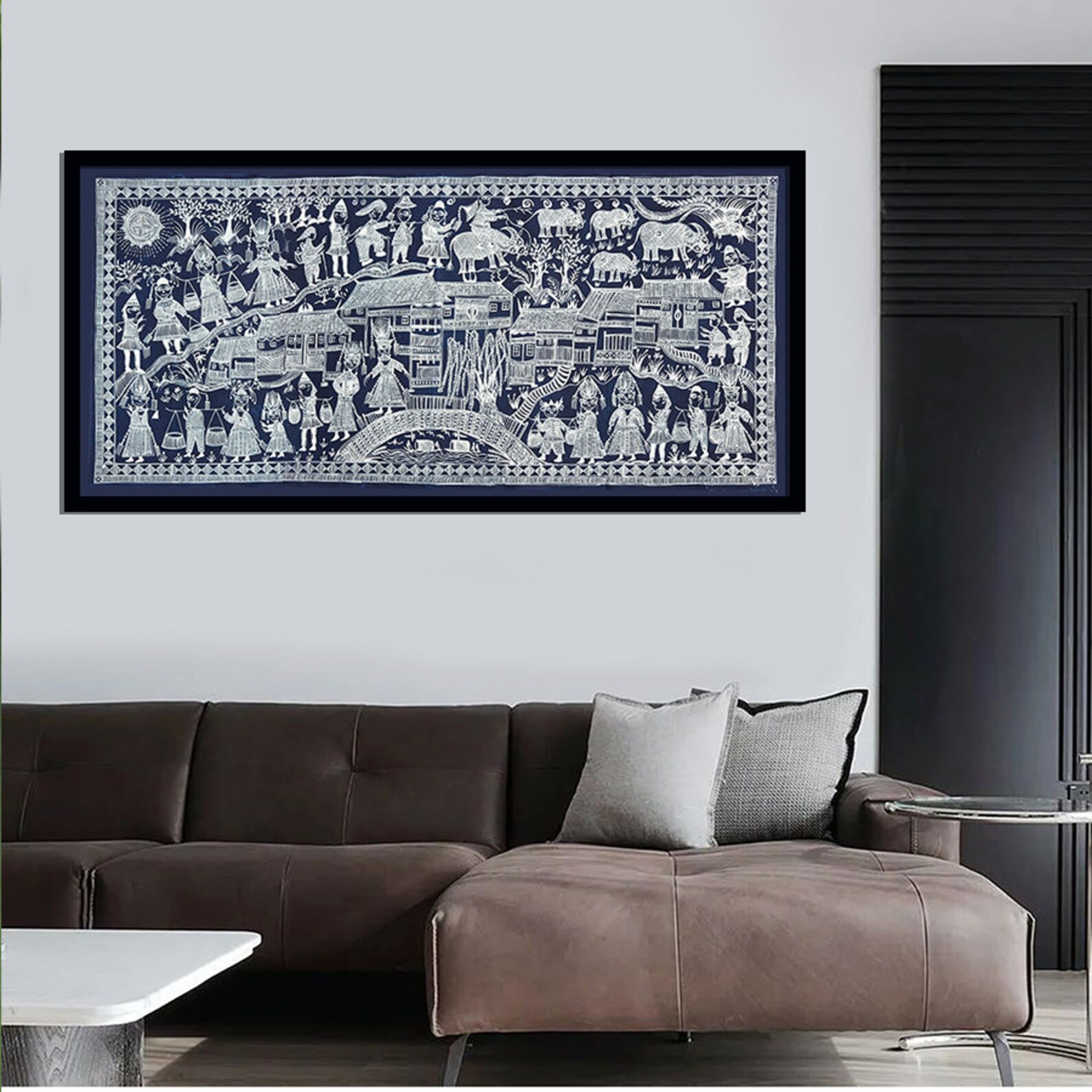 Intangible Cultural Heritage: Authentic Miao Batik Indigo Wall - Etsy