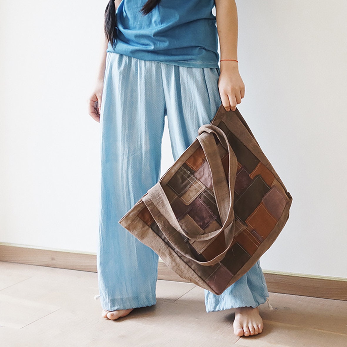 Rare Yam-dyed All-handmade Vintage Loom-woven Cloth Boro - Etsy