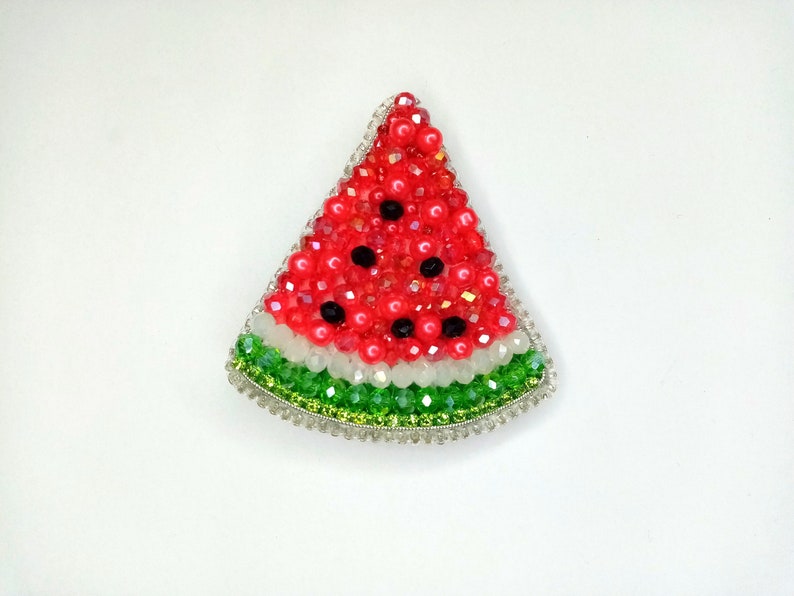 Handmade Watermelon Brooch, Free Palestine, Shine Watermelon, Palestine ...