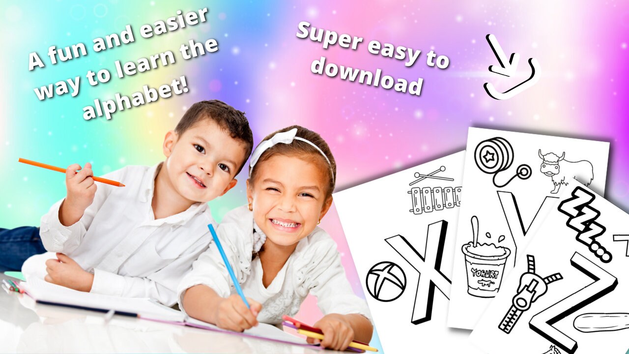 26 Printable Alphabet Coloring Pages Worksheets for Kids: Preschool ...