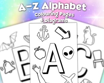 26 Printable Alphabet Coloring Pages Worksheets for Kids: Preschool ...