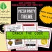 12 Puzzle Escape Room for Kids, Pizza Theme Escape Room Printable ...