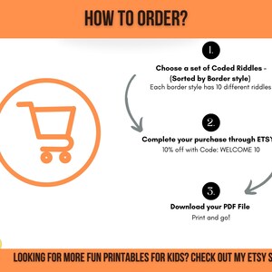 Riddle Puzzle Printables for Kids, Coded With a Picture-based Legend ...