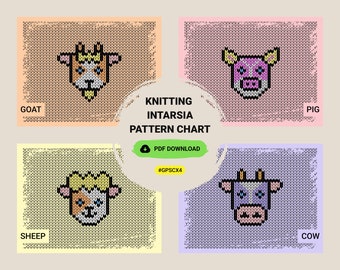 Goat Knitting Pattern - Etsy