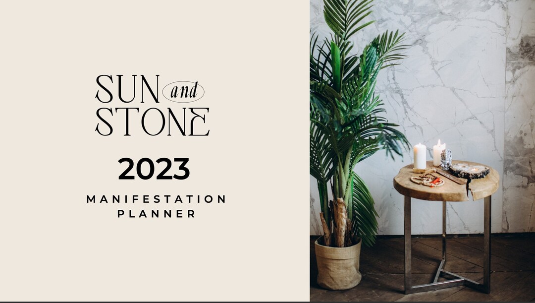 2023 Weekly Manifestation Planner - Calendar, Spiritual Tracker, Habit ...