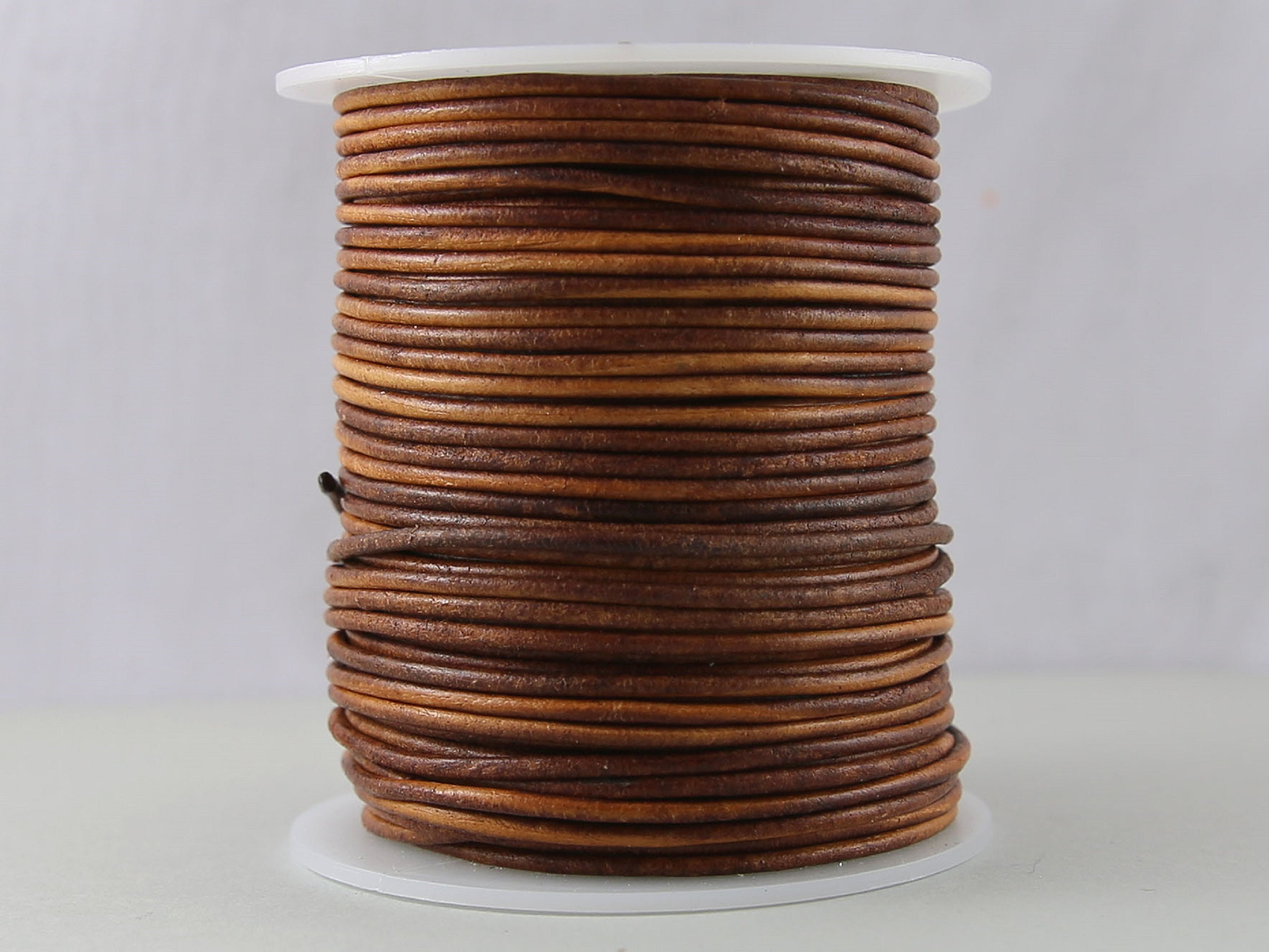 2mm Antique Midium Brown Leather Cord Genuine Leather Cord - Etsy