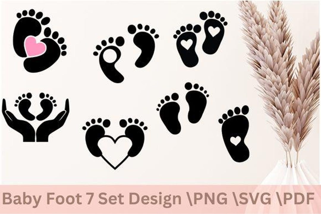 Baby Foot 7 Set Design Graphic - Etsy