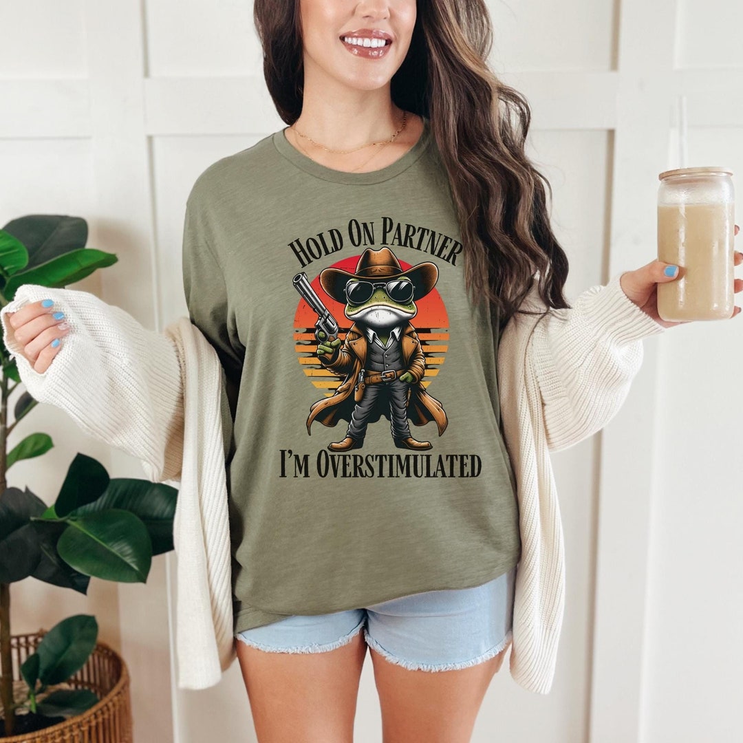 Funny Cowboy Frog Meme Shirt: Gen Z Weirdcore Tee - Etsy
