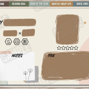 Digital Book Journal Goodnotes Template PDF, Procreate Files - Etsy