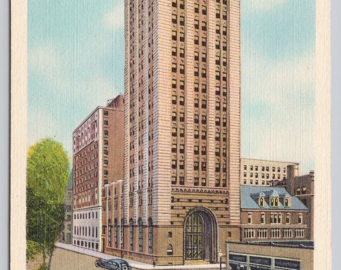 Vintage Postcard, Olds Tower Building (currently Called Boji Tower ...