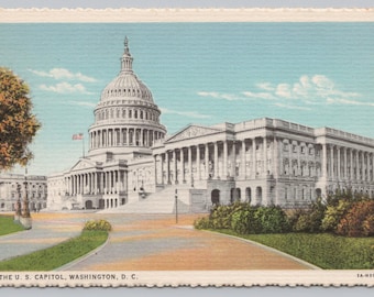United States Capitol - Washington, DC - 1975 Vintage Postcard - Etsy