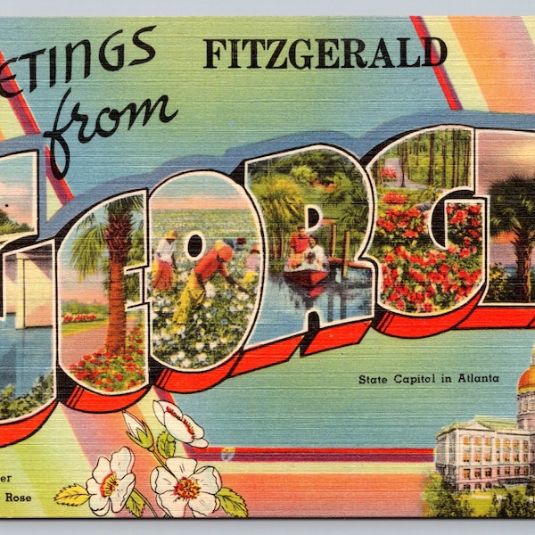 Big Letter Postcards - Etsy