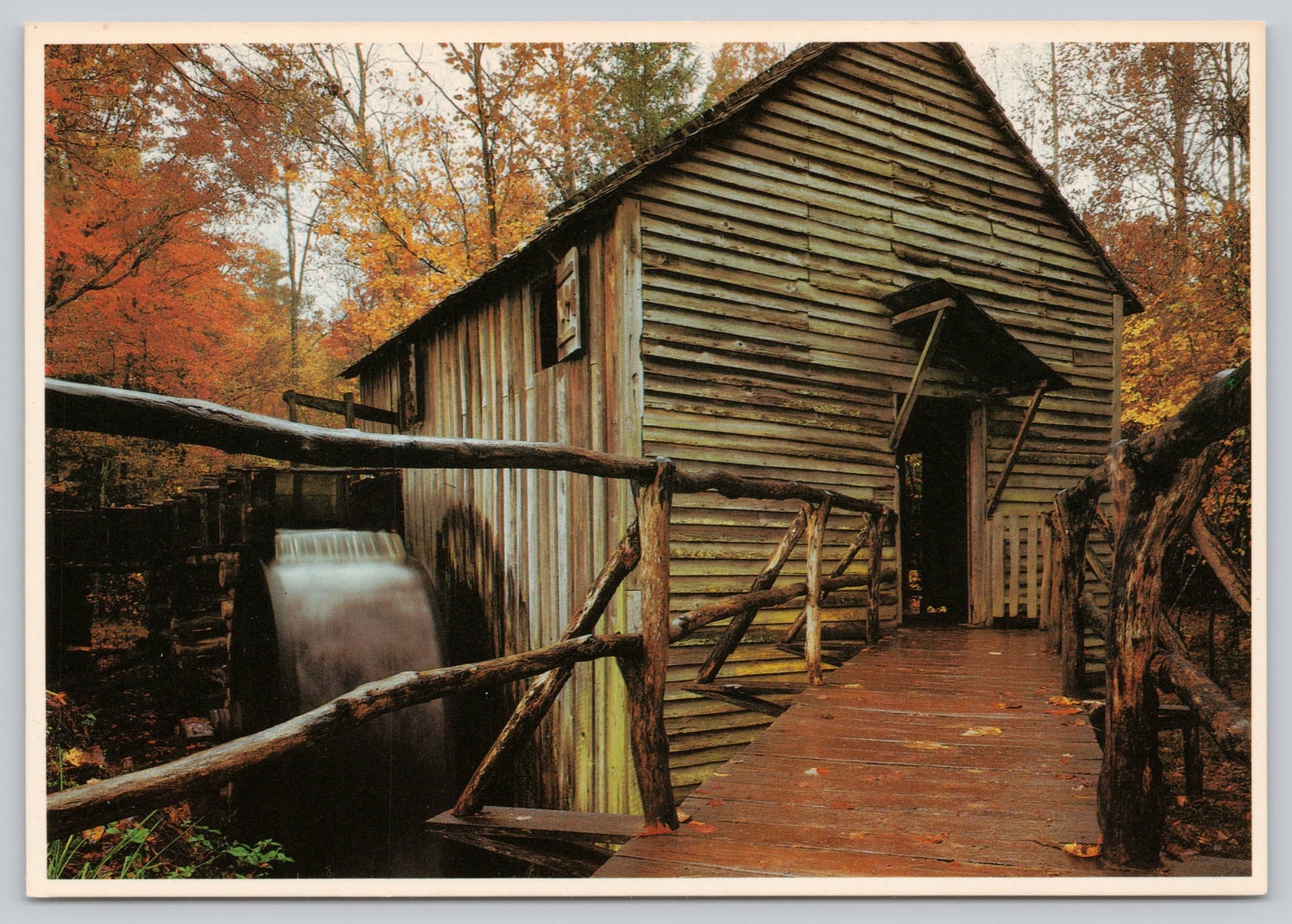 Vintage Postcard, Cable Mill, Cades Cove, Townsend Tennessee, Great ...
