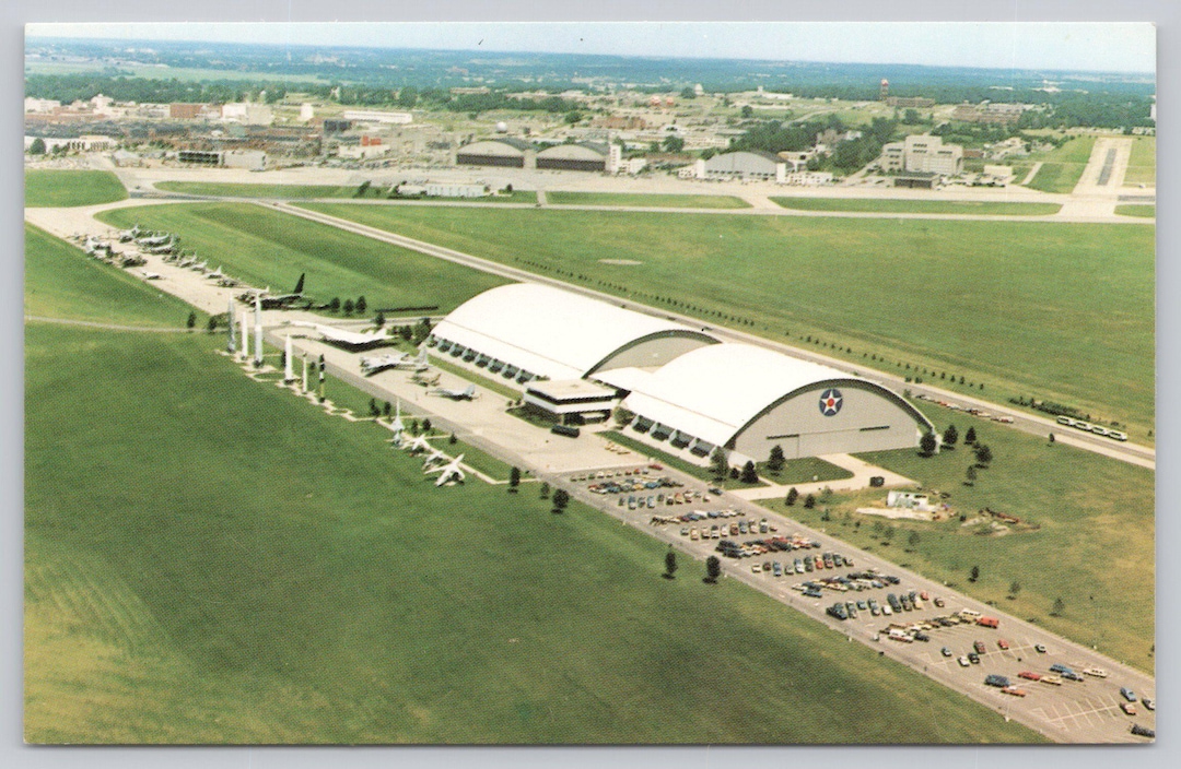 Vintage Postcard, Aerial View of the US Air Force Museum, Wright ...
