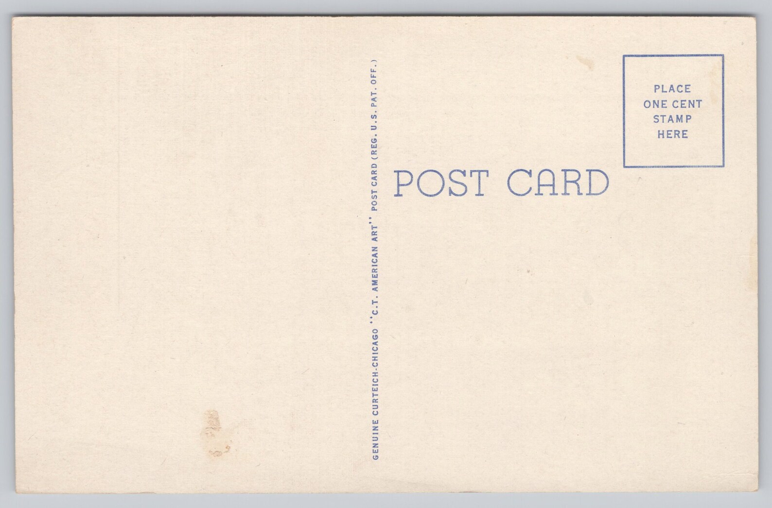 Vintage Postcard, Lone Tree on Court House Tower, Clocktower ...