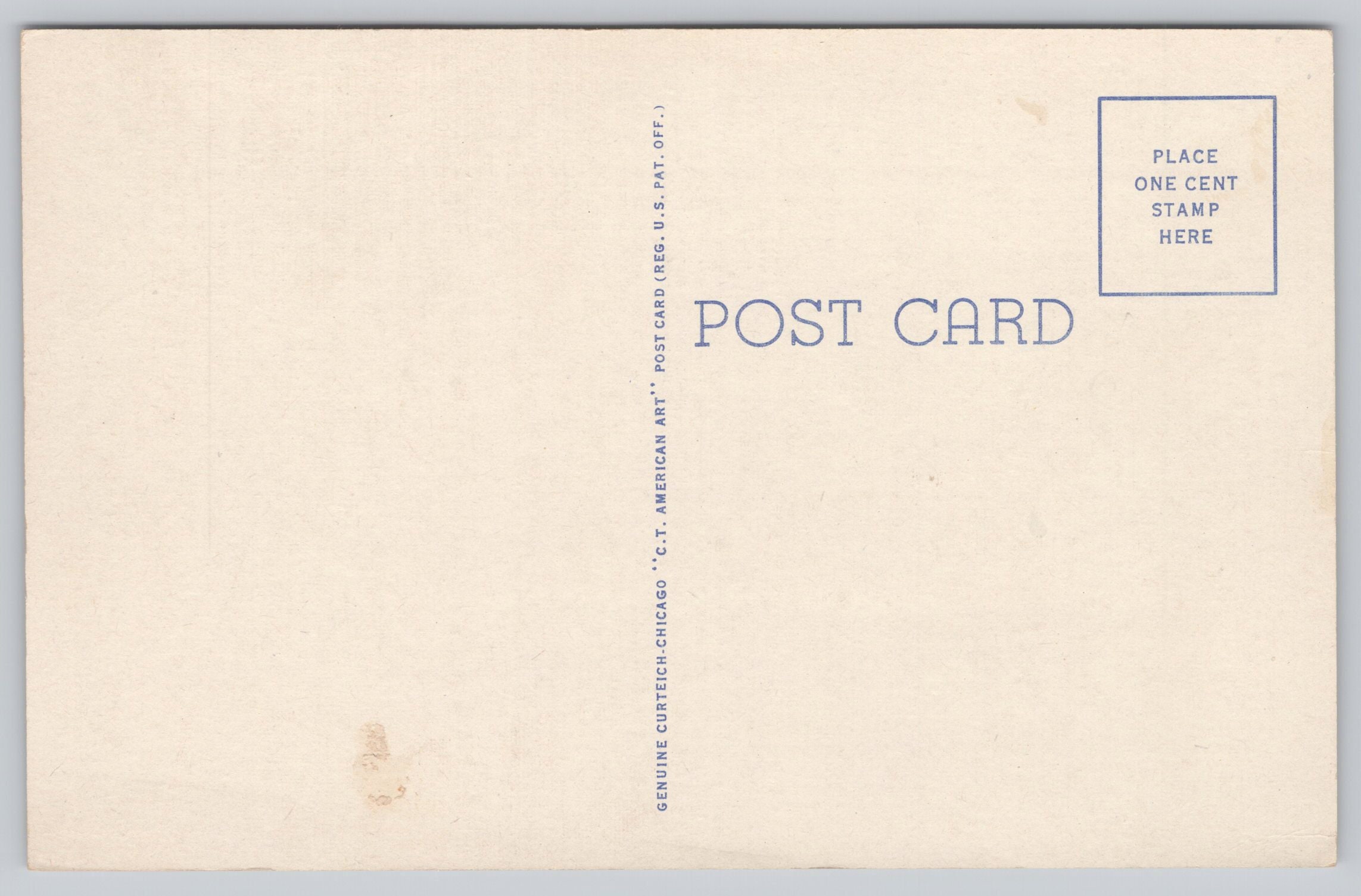 Vintage Postcard, Lone Tree on Court House Tower, Clocktower ...