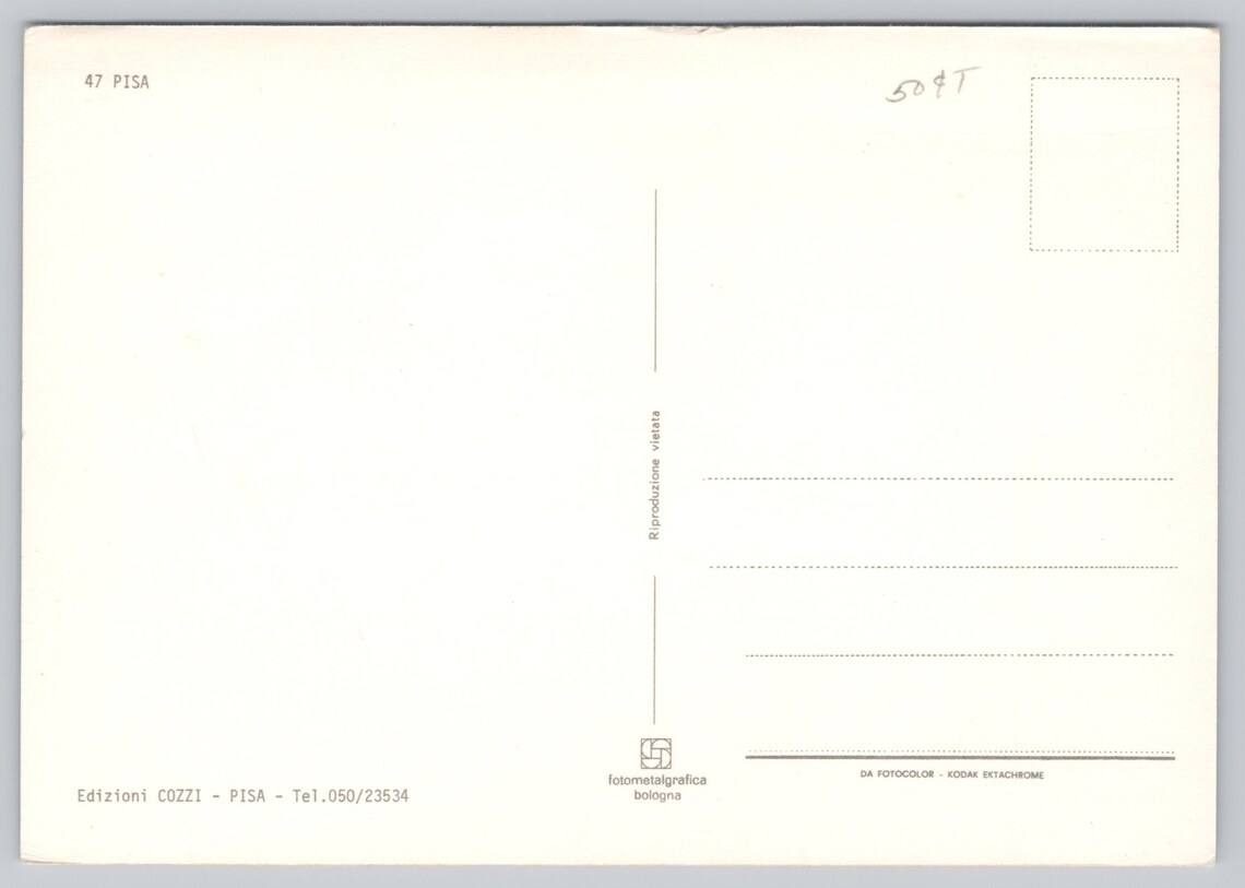 Vintage Postcard, Pisa Italy Multiview Postcard, Leaning Tower of Pisa ...